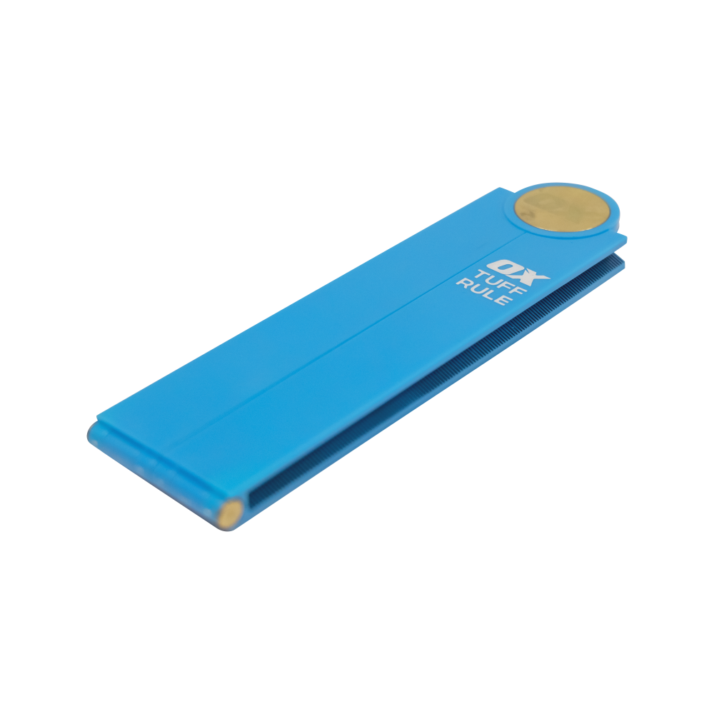 OX Pro Tuff Rule - Cyan - OX Tools UK