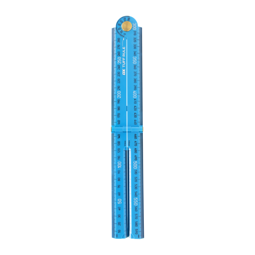 OX Pro Tuff Rule - Cyan - OX Tools UK